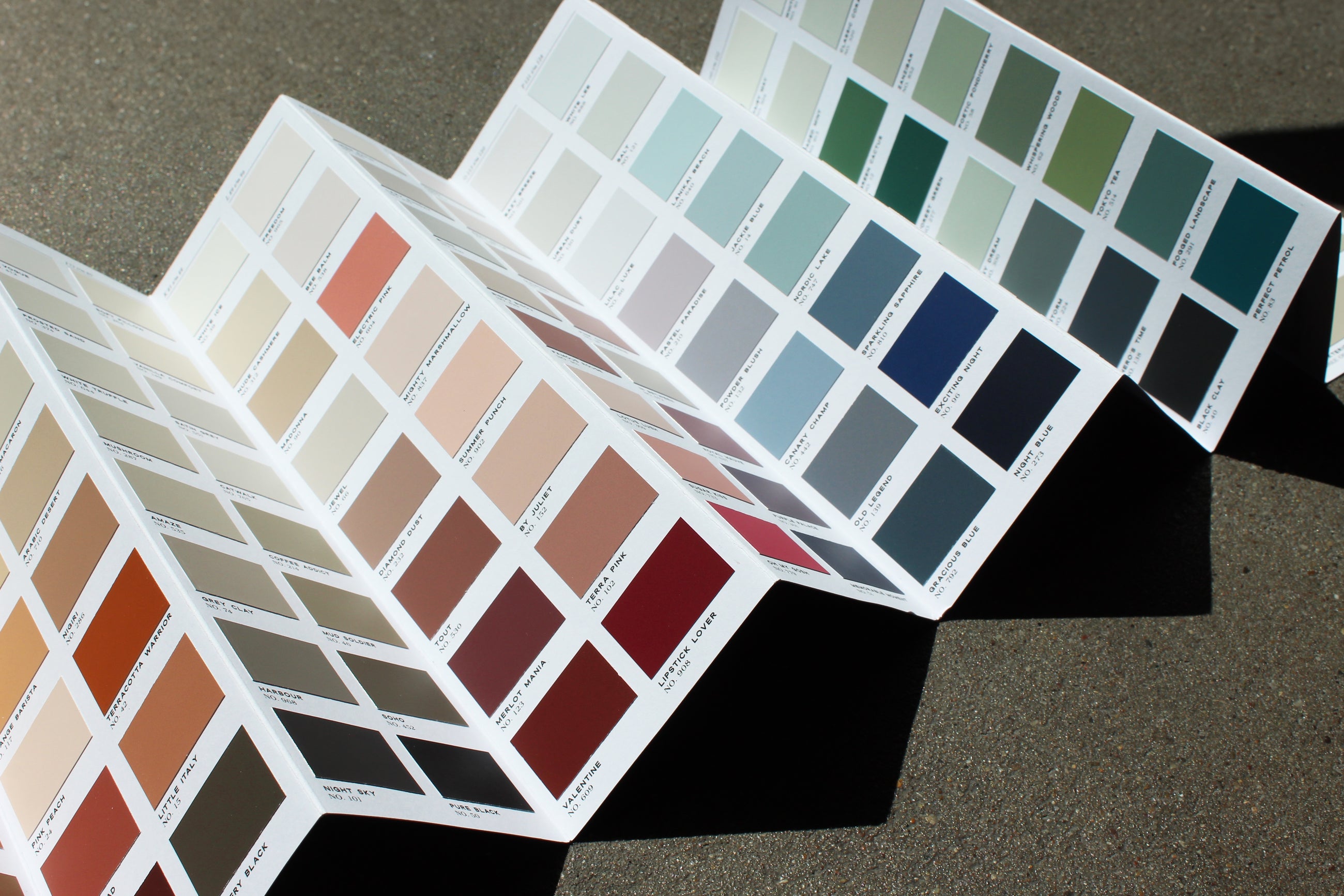 LAB colourcard