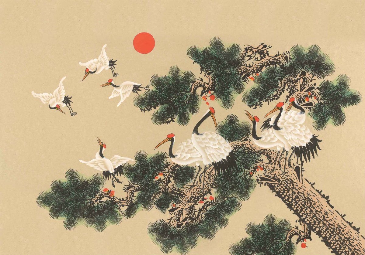 Coordonné Random Chinoiseries Ukiyo Clow behang (7900070) | LAB